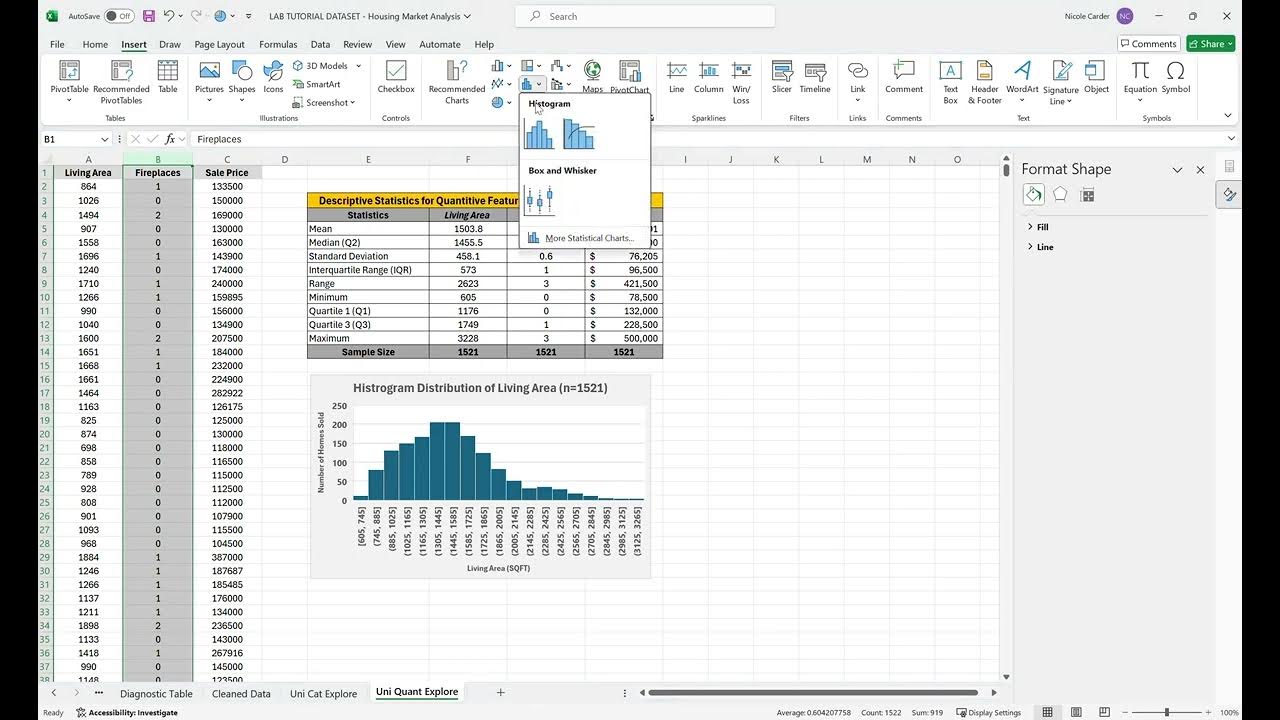 5 - Univariate Exploratory Analysis - Histograms - YouTube