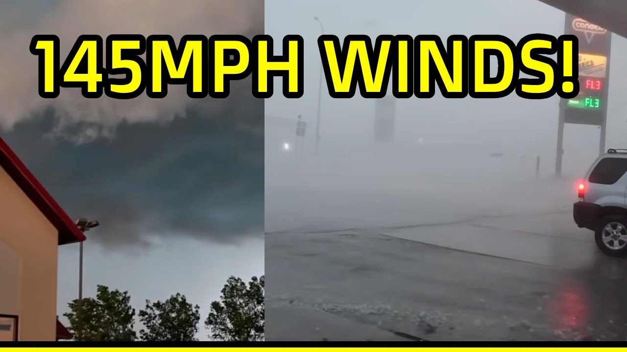 Crazy Storms Had Winds Up To 145MPH!! (WITH WIND SPEED) - YouTube