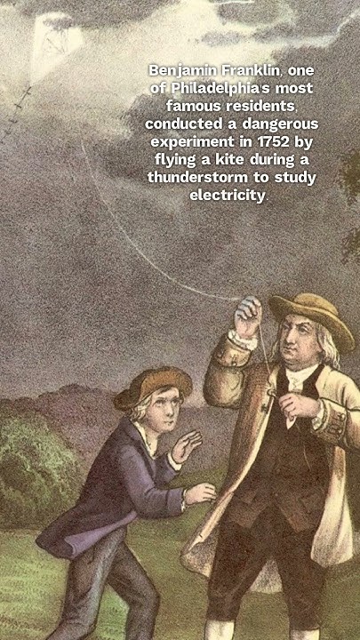 Benjamin Franklin's Shocking Kite Experiment! - YouTube
