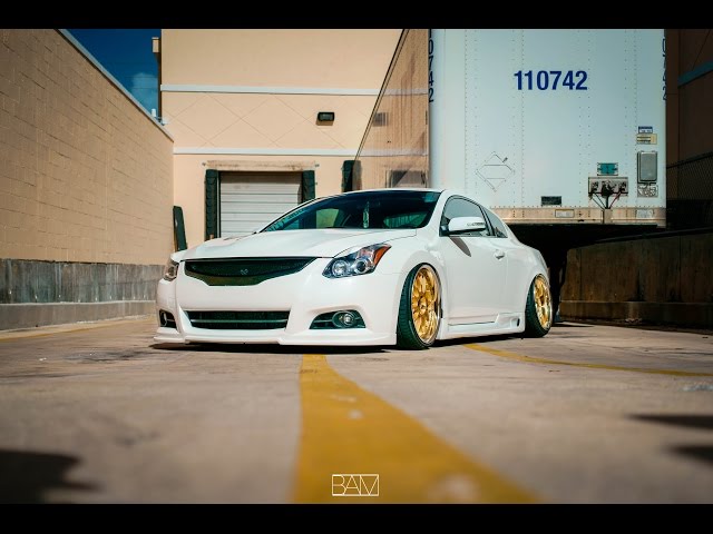 Stanced Nissan Altima Coupe