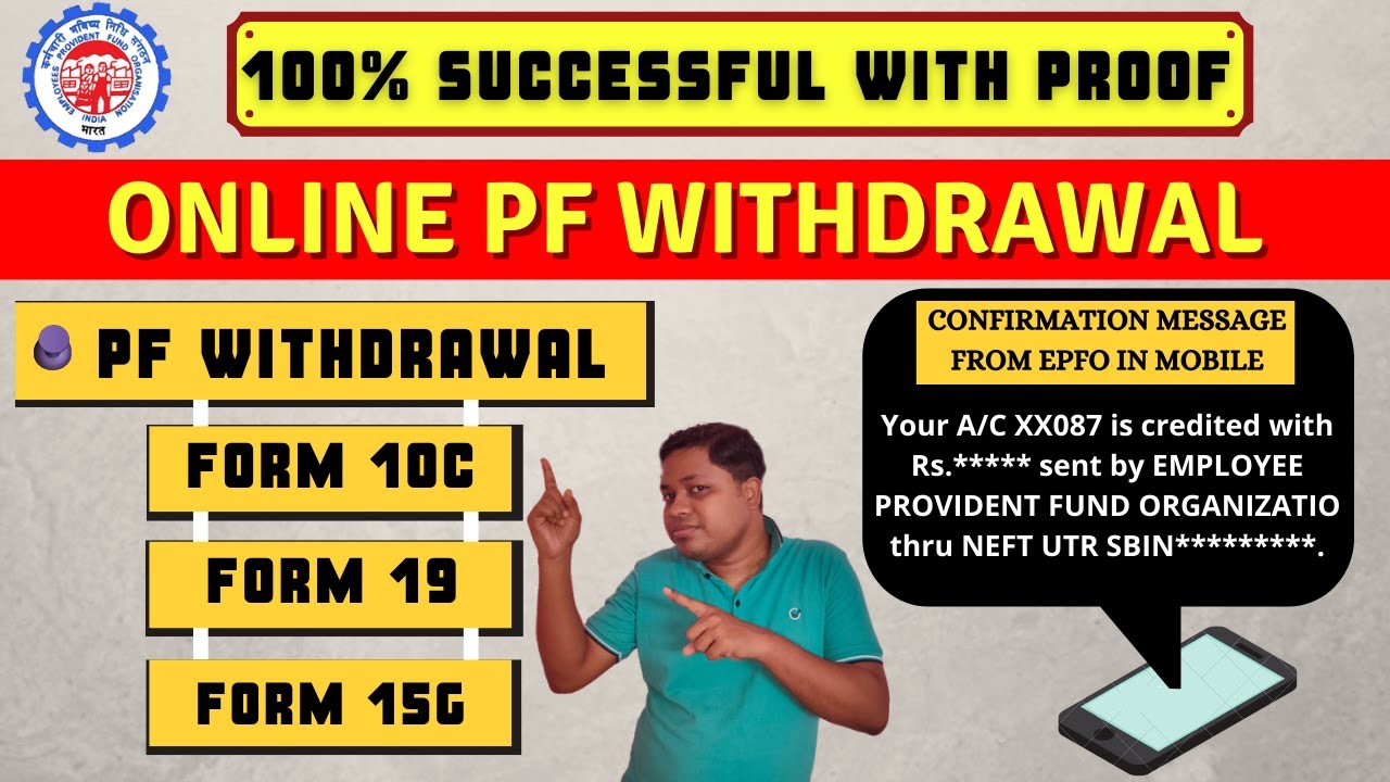 PF Withdrawal Process Online | PF Full And Final Settlement Online ...