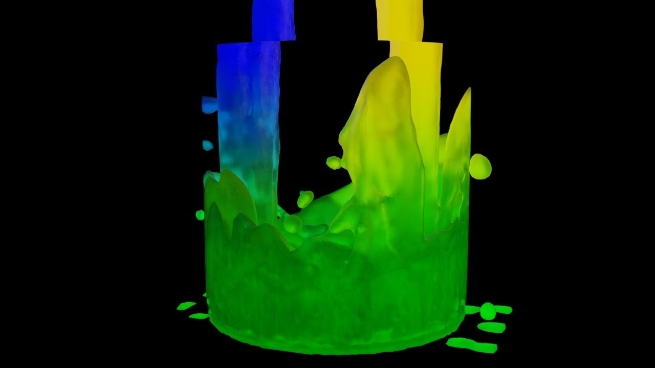 Beginning Colors (Liquid Animation) - YouTube