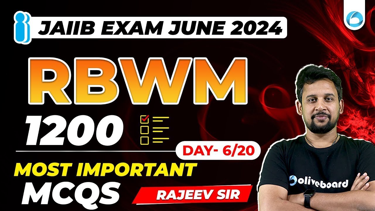 RBWM | 1200 Most Important MCQs | Day-6 - YouTube