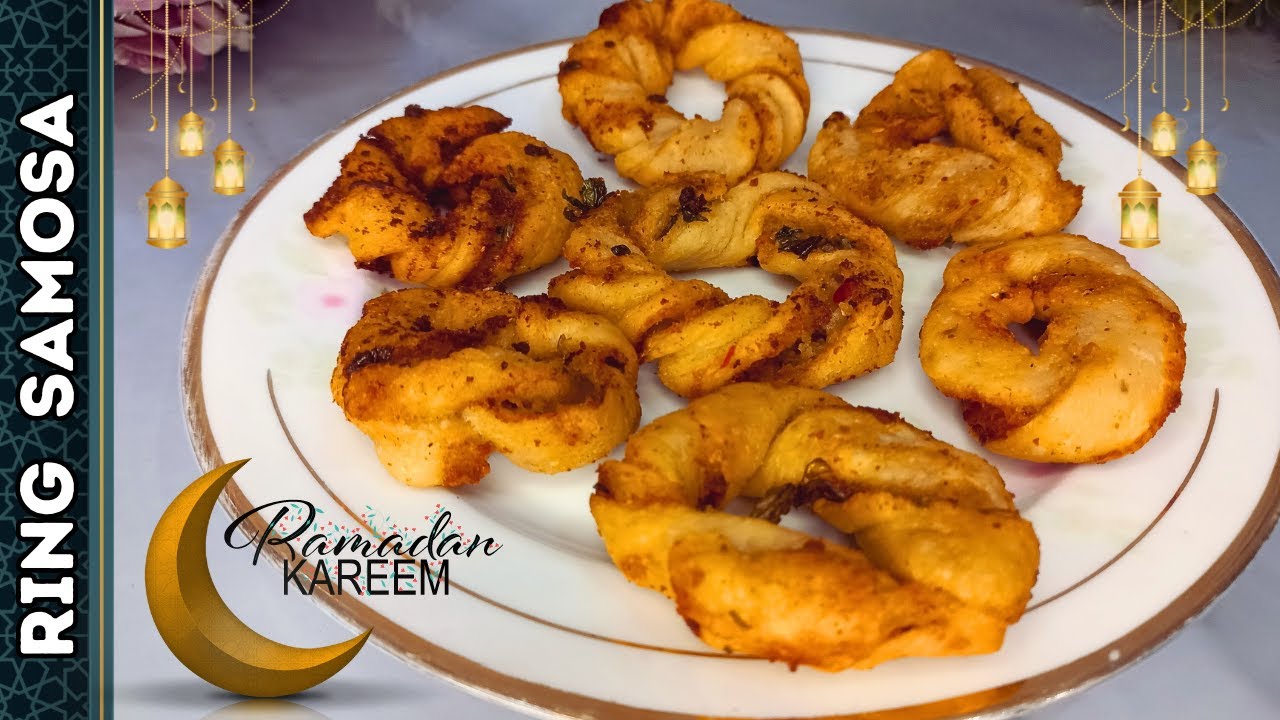 Ring Samosa-Ramadan Recipes For Iftar-Instant Samosa-Flower Samosa ...