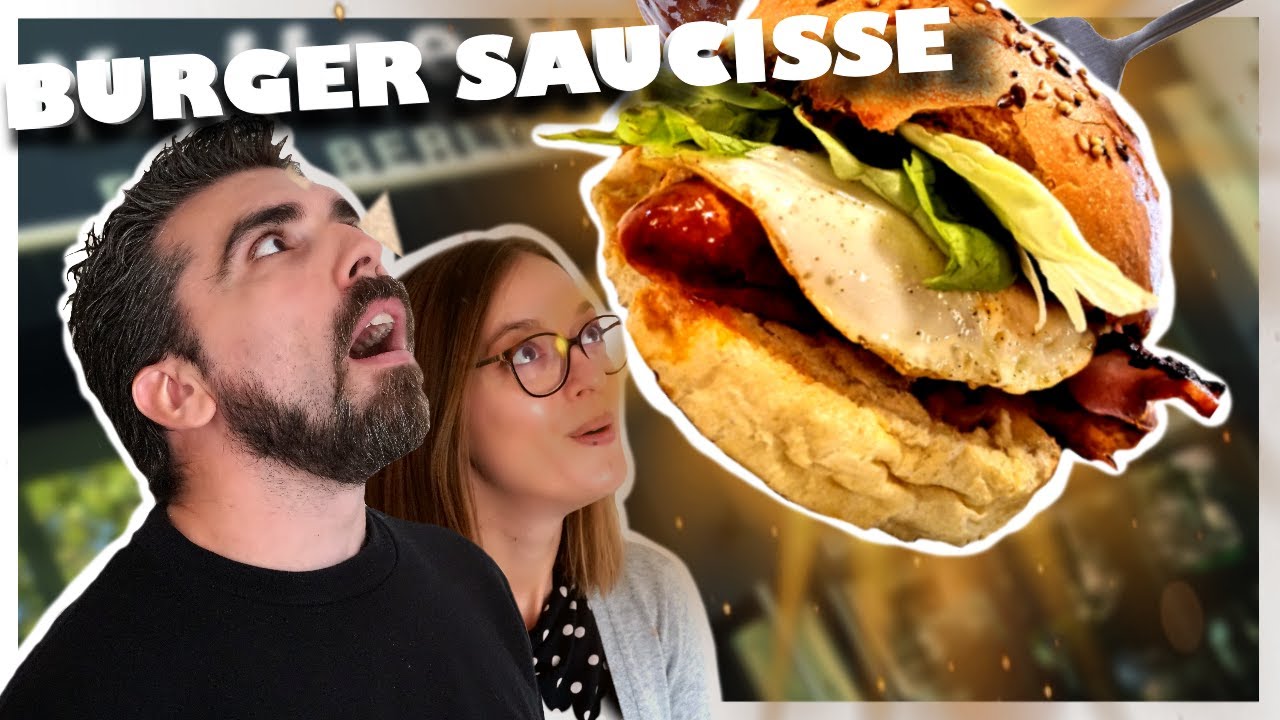 On teste le BURGER SAUCISSE du KAFFEE BERLIN ! - YouTube