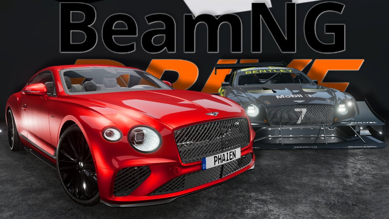 Bentley Continental GT - BEAMNG.DRIVE MODS - YouTube