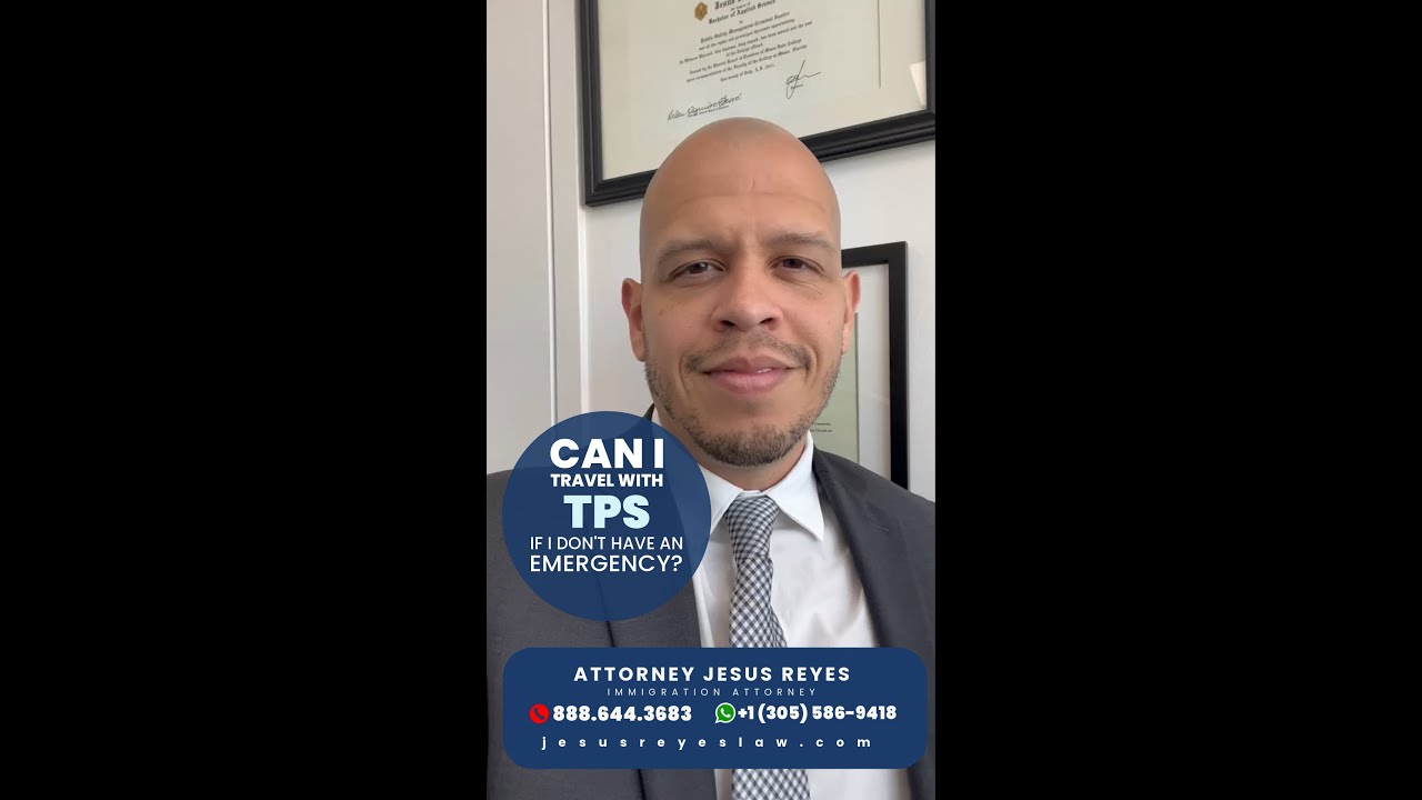 Can I travel with TPS if I don't have an emergency? ️ #immigration # ...