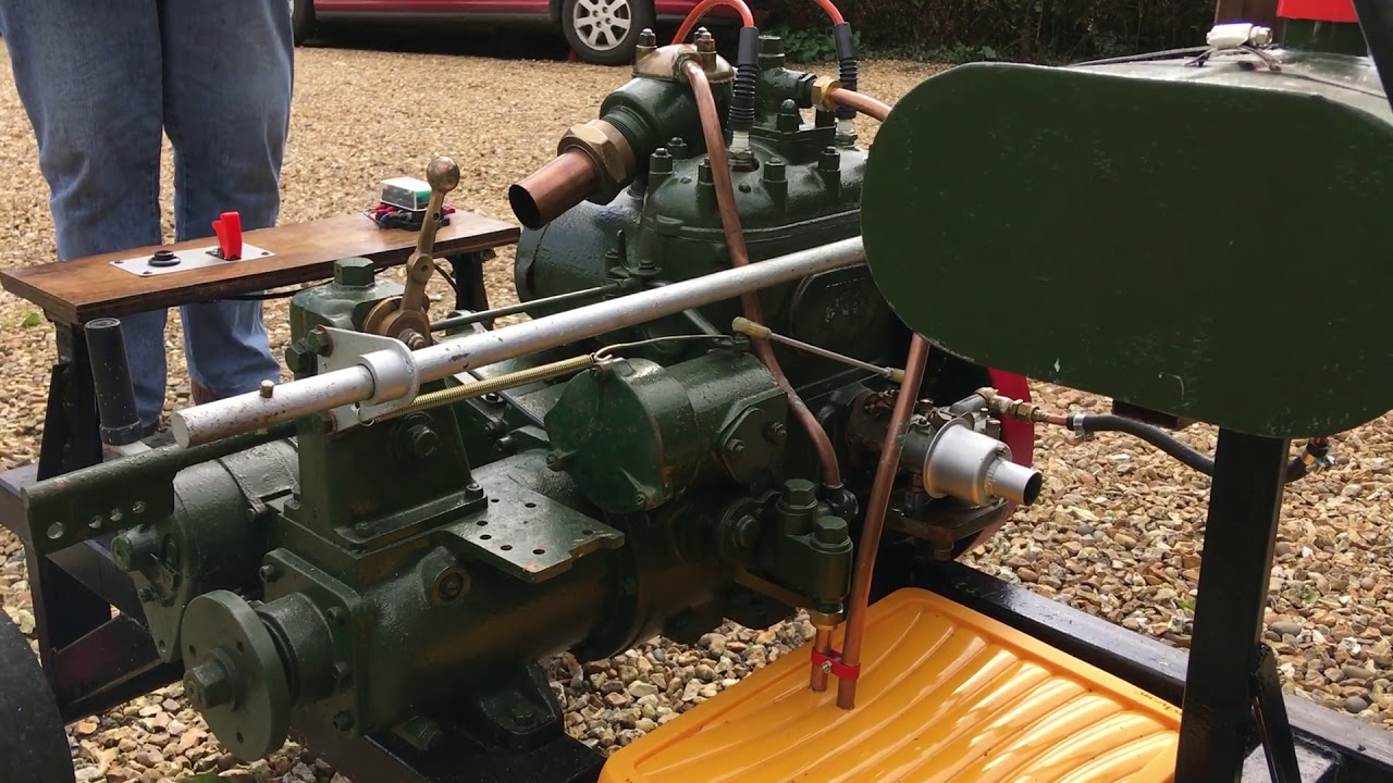 Stuart marine engine P55 MR - YouTube