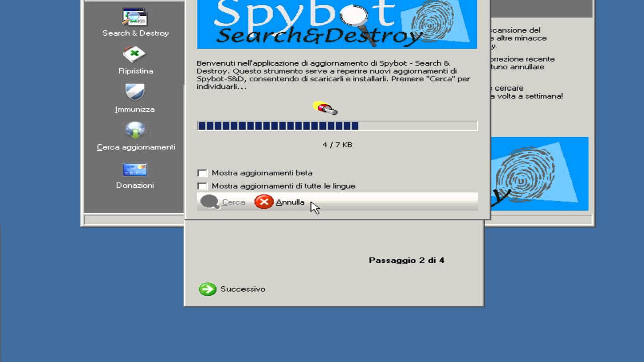 Spybot - Sftware di sicurezza Anti SpyWare, anti-malware - video ...