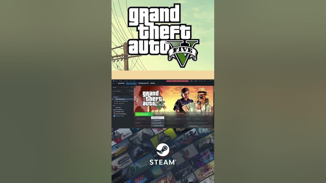 ACCOUNT STEAM GTA 5 FREE - YouTube