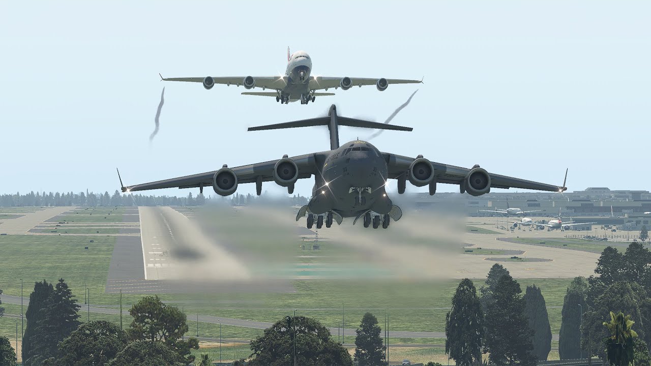 Amazing Two Planes Take Off At The Same Time, Same Runway |XP11 - YouTube