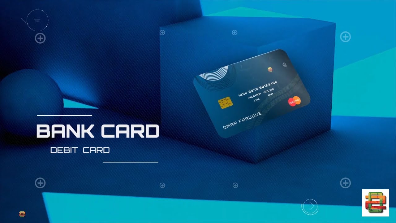 3D ATM Visa Card Promo Animation Video #ATMCard #DebitCard #CreditCard ...
