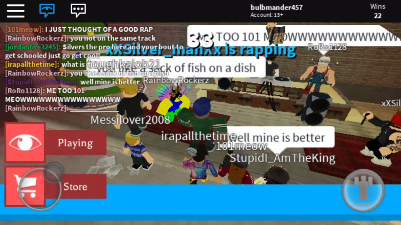 Playing auto rap battle 2 - YouTube