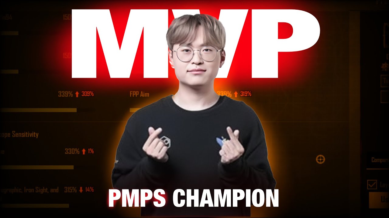 MVP PMPS CHAMPION | JUNI KIM NEW BEST SETTINGS SENSITIVITY FOR PUBG ...