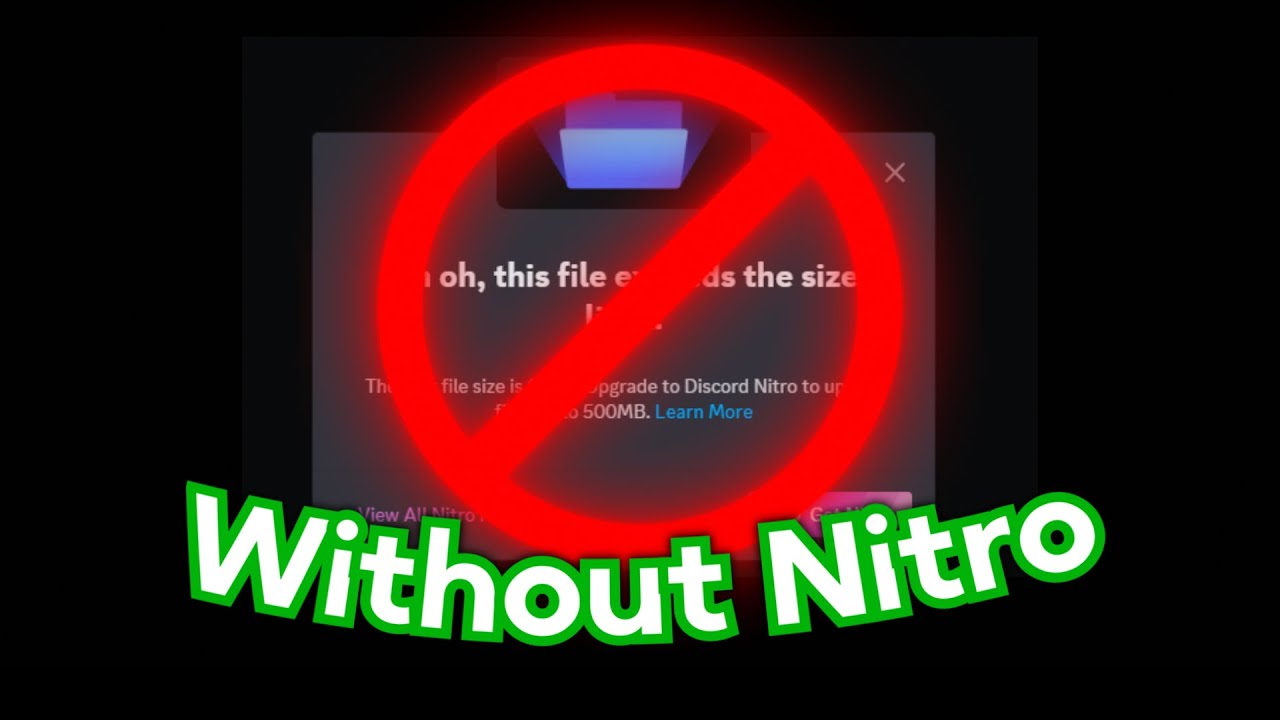 "BYPASS" Discord's 10MB limit in less than 110 seconds - YouTube