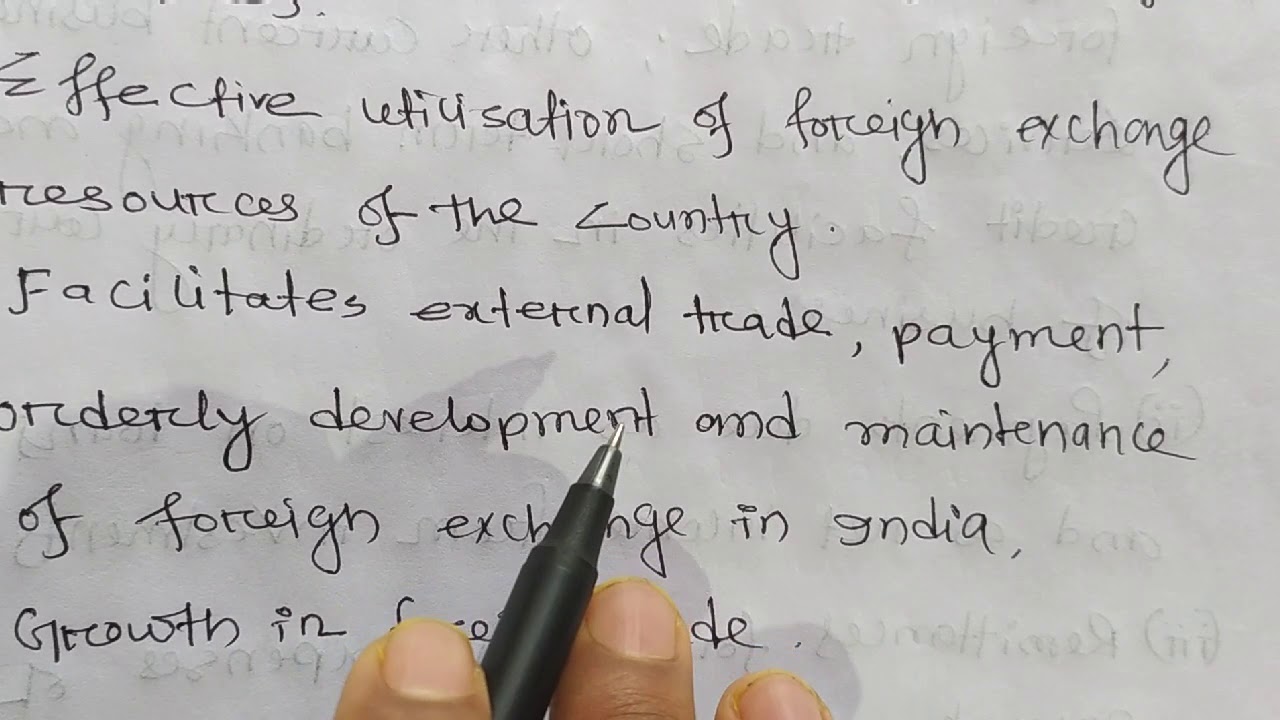 Part 2# Objectives of FEMA, Authorised person - YouTube