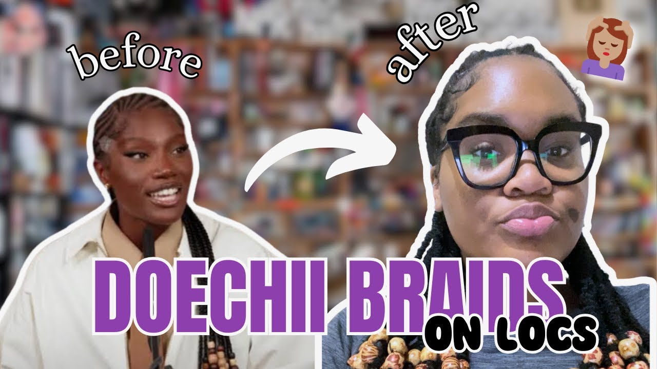Doechii Inspired Braids - on locs | FULL TUTORIAL - YouTube