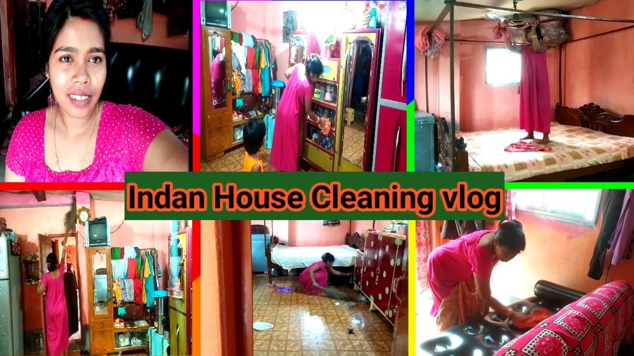 #Indan Deep House cleaning vlog/ #indan house wife deep room cleaning ...