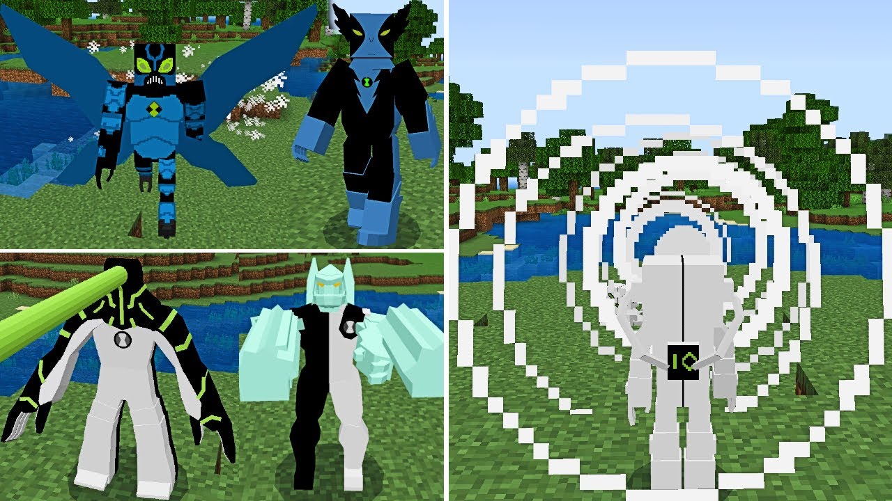 Nuevo Addon de Ben 10 para Minecraft PE || Ben 10 Con Dos Omnitrix MCPE ...