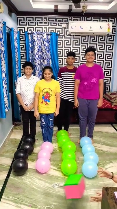 Balloon popping | balloon game | fun game |#shorts - YouTube