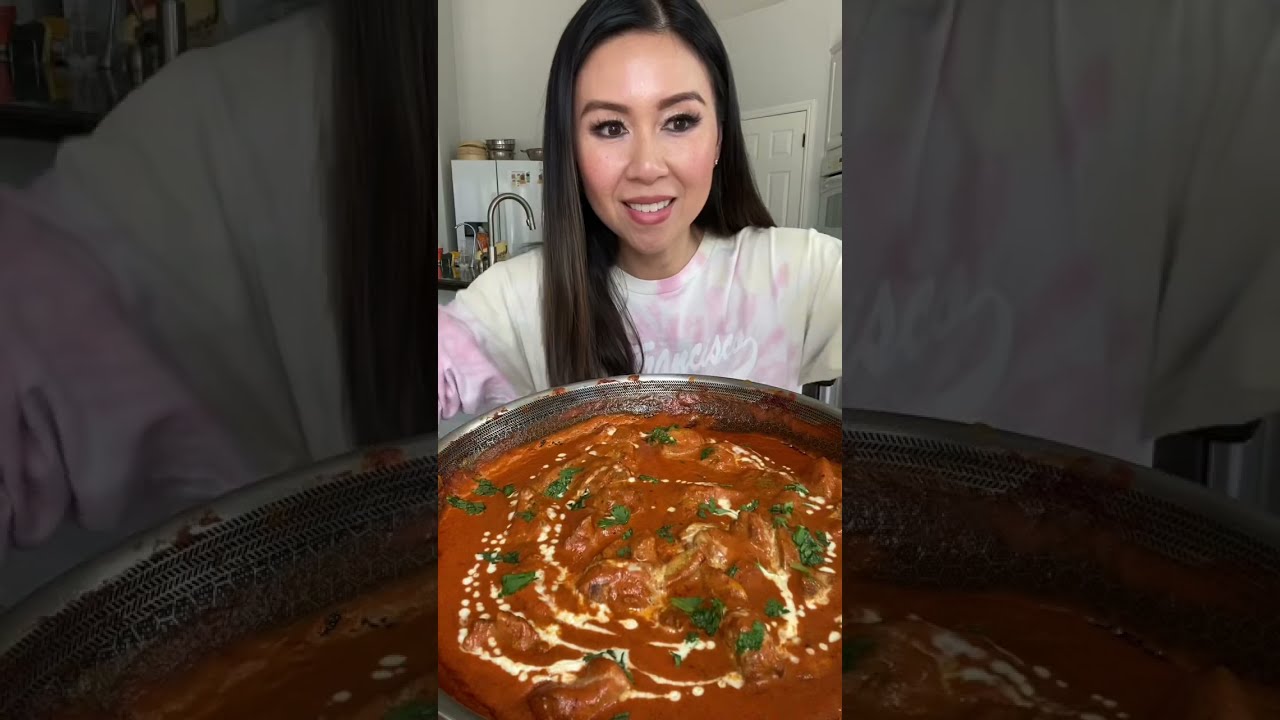 How to make Butter Chicken with Garlic Naan | MyHealthyDish - YouTube