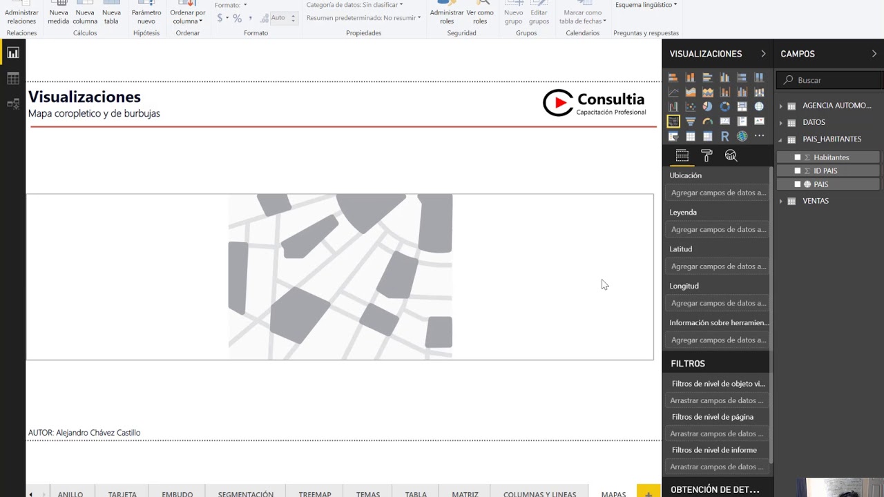 Crear mapas con Power BI Desktop - YouTube