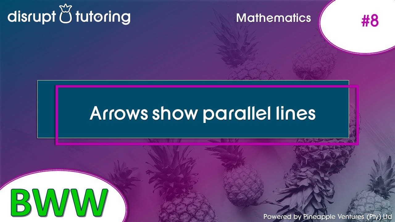 #8 Arrows show parallel lines - YouTube