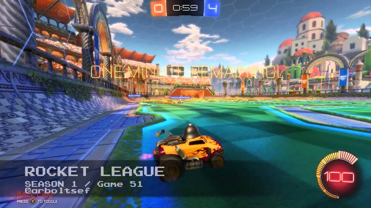 Rocket League - S01G51- The Broken Batmobile - YouTube