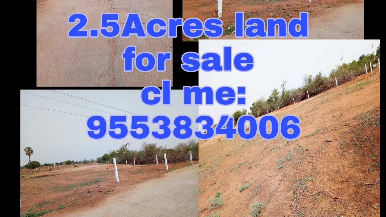 2.5 Acres land for sale best price available - YouTube