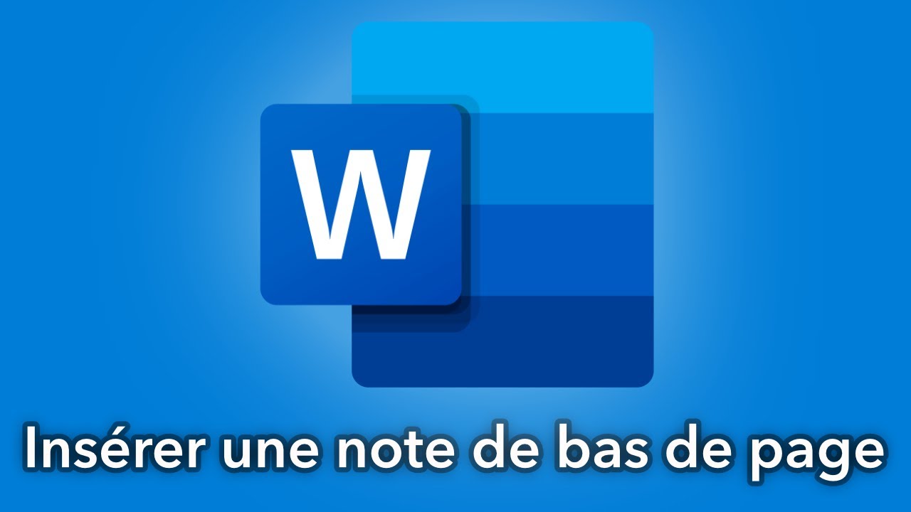 Comment faire une note de bas de page sur Word ? - YouTube
