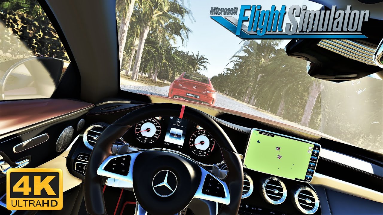 [4K] Mercedes C63 AMG IN MICROSOFT FLIGHT SIMULATOR 2020 | ULTRA ...