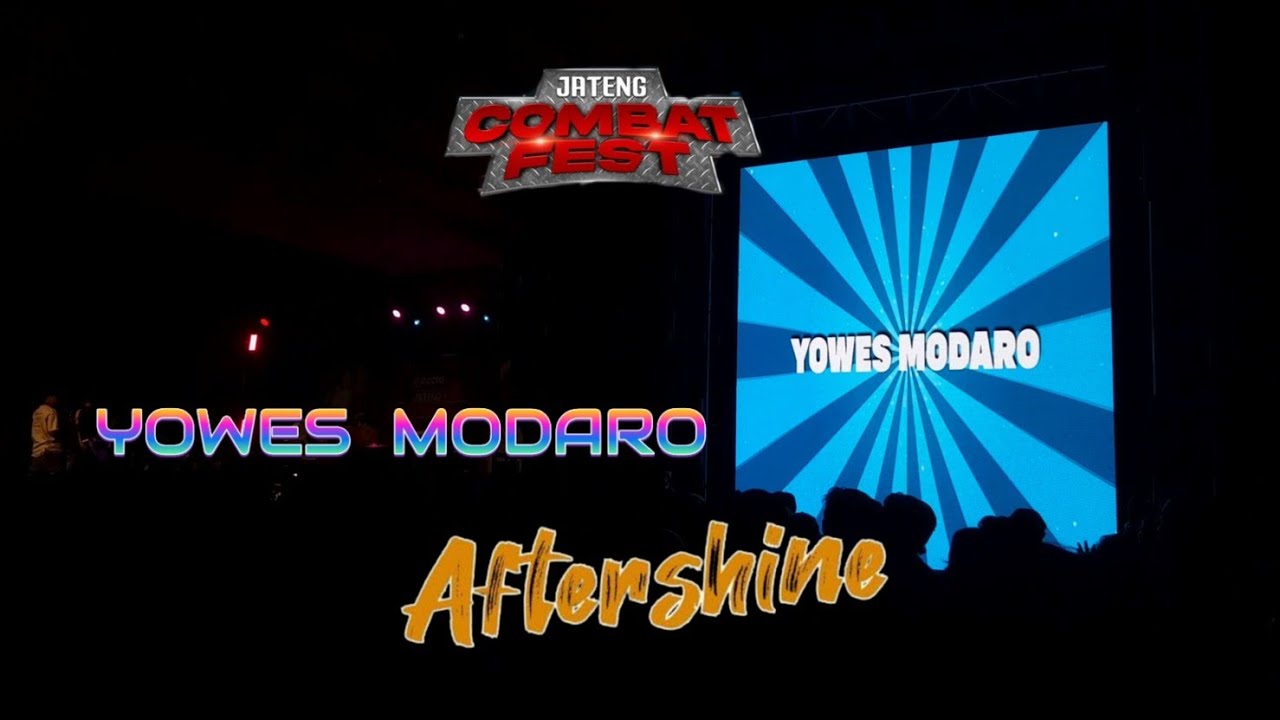 Yowes Modaro - AFTERSHINE Live Tirtonadi Convention Hall - YouTube