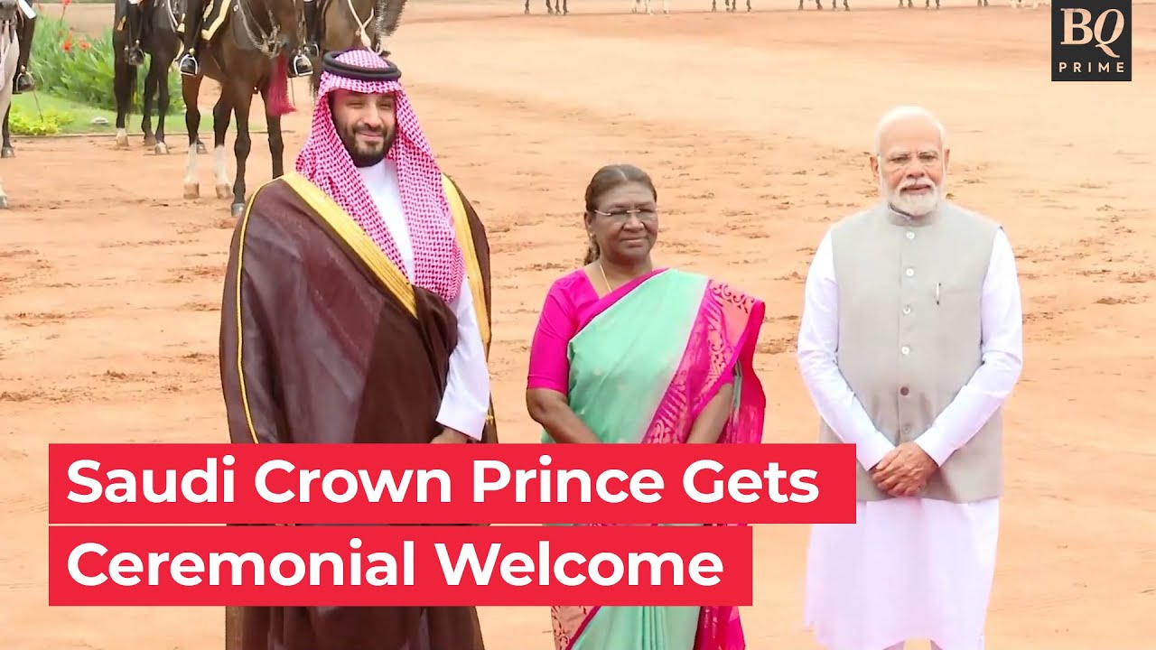 Saudi Arabia Crown Prince Mohammed bin Salman Gets Ceremonial Welcome ...