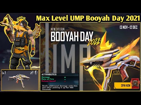 Max Level UMP Evo Skin / UMP - Booyah Day 2021 Skin - YouTube