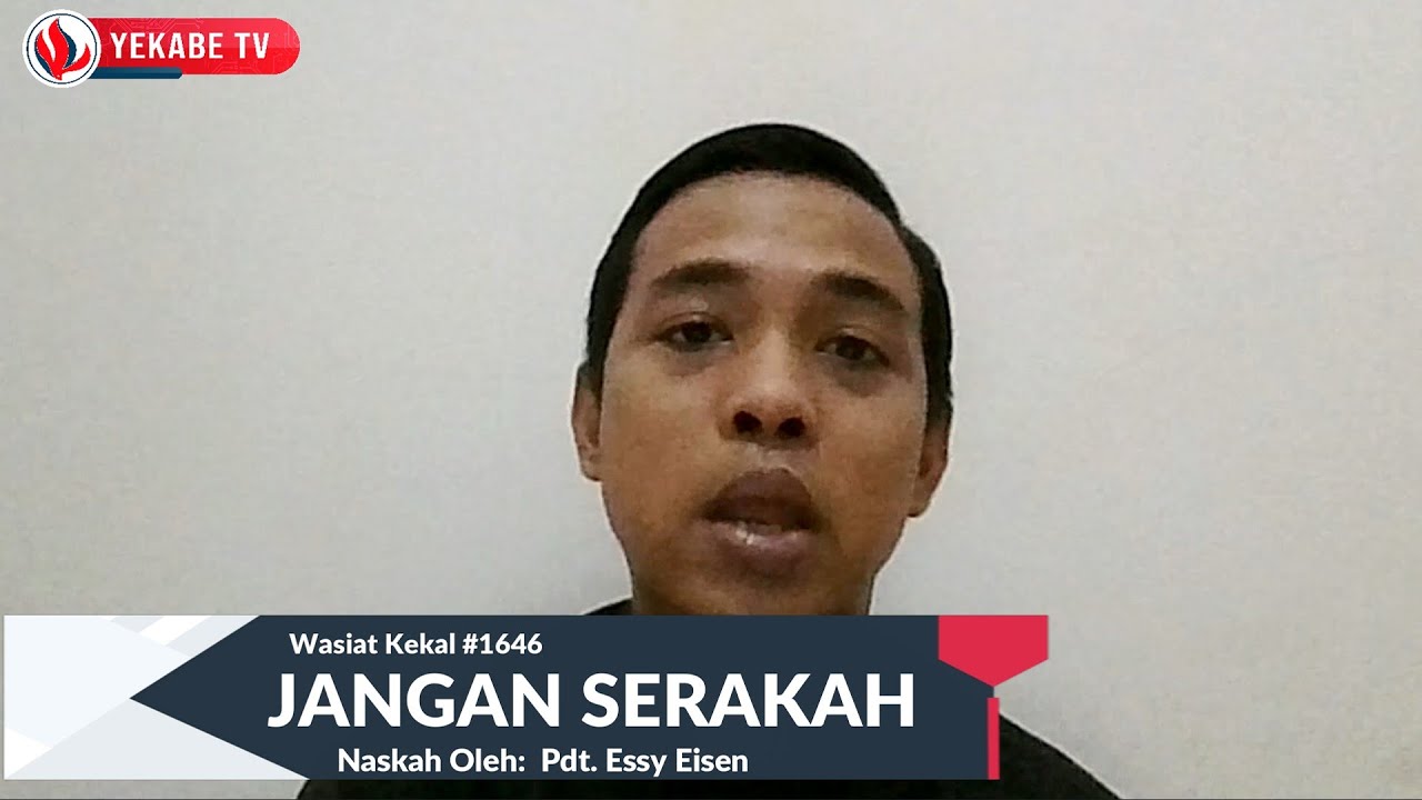 WASIAT KEKAL 1646 - JANGAN SERAKAH - YouTube