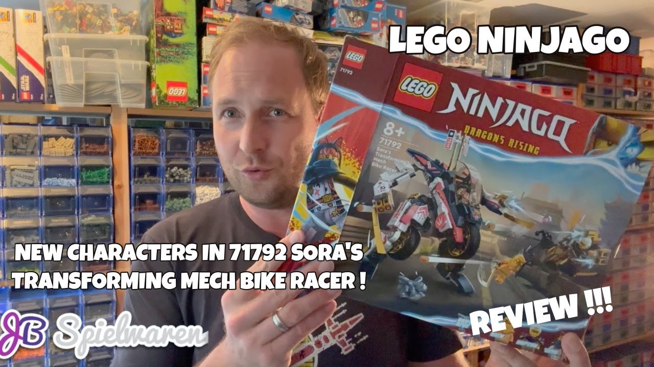 A new character Sora with Bike-Mech! LEGO Ninjago goes wild! - YouTube