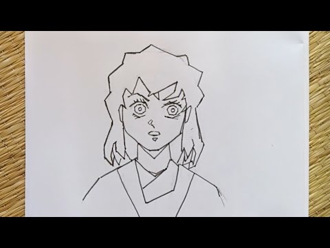 How to draw Inosuke Hashibira||Step by step tutorial for beginners ...