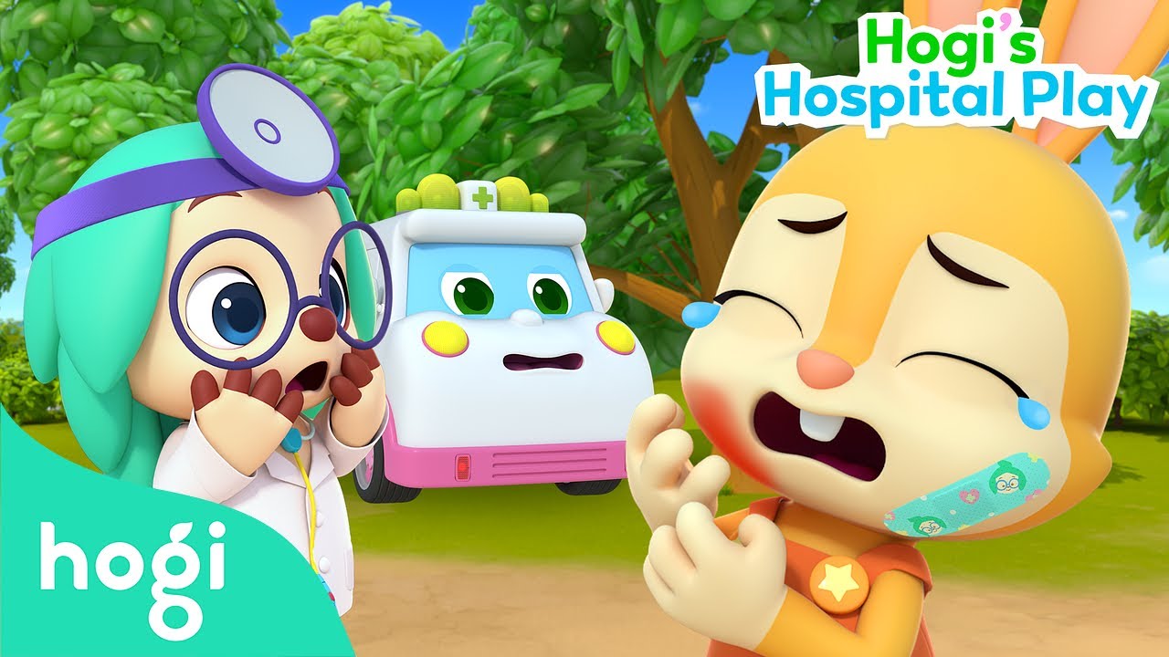 Playtime Boo Boo 🩹 💊｜Hogi's Hospital Play 🚑｜Outdoor Boo Boo｜Kids Play ...