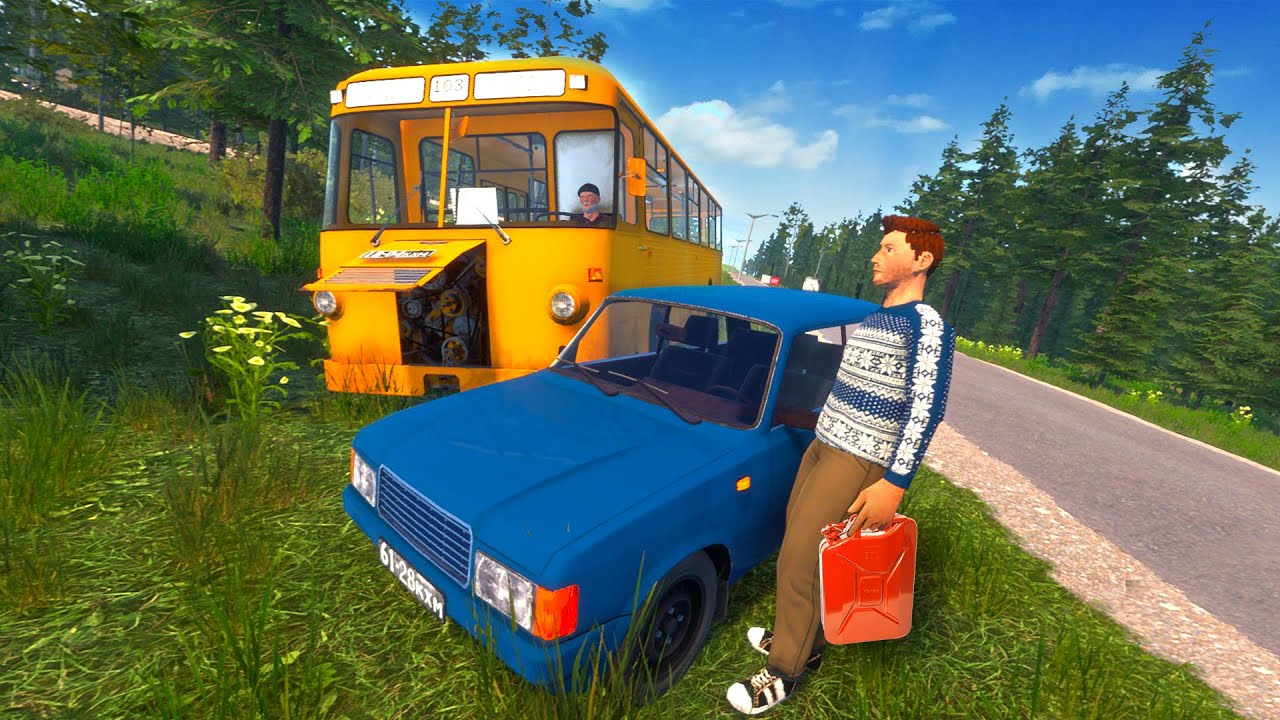 ЗАКОНЧИЛСЯ БЕНЗИН - ЭВАКУАЦИЯ ИЗ ЧЕРНОБЫЛЯ - Bus World - YouTube