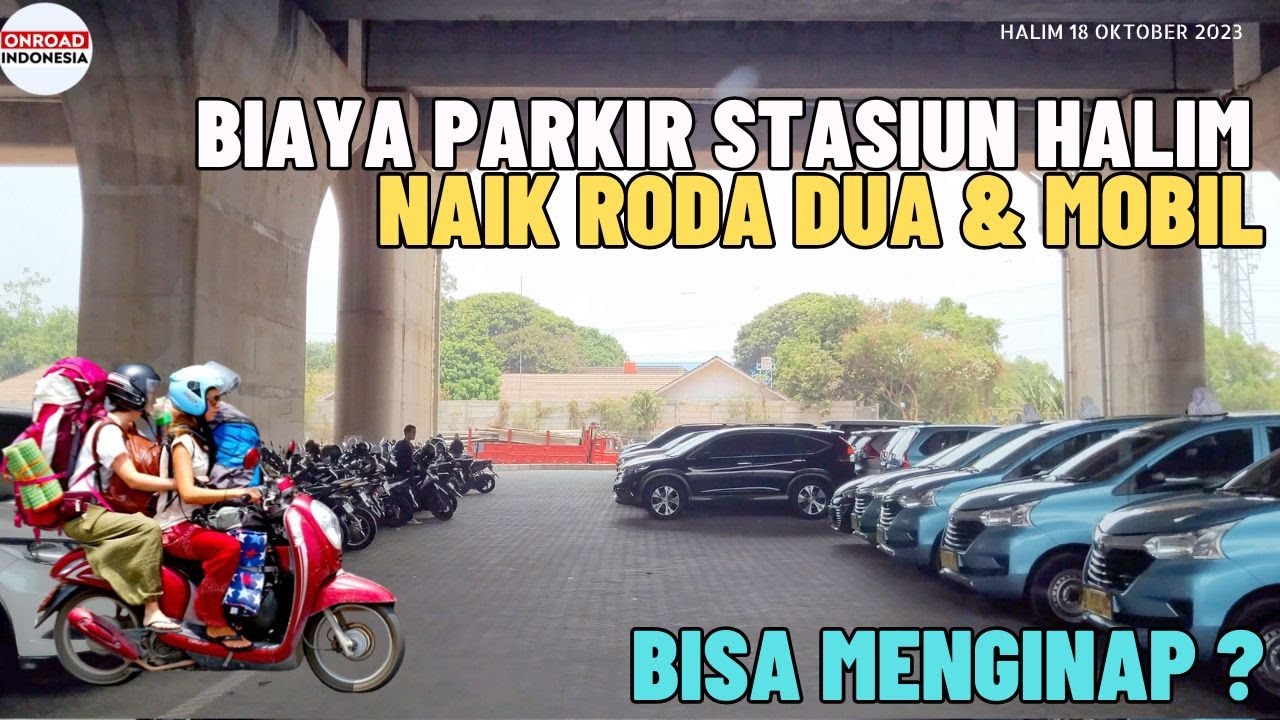 Lokasi & Biaya PARKIR !! Stasiun Kereta Cepat Jakarta Bandung HALIM ...
