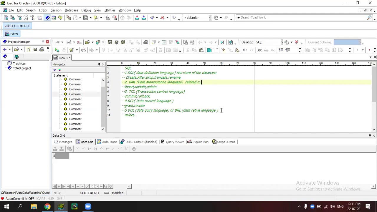 1 Oracle Sql Introduction Youtube 4258