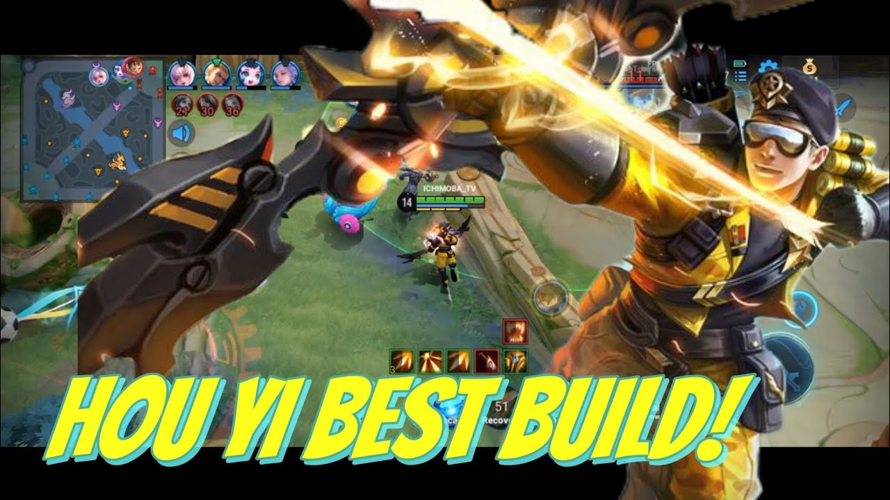 HOU YI BEST BUILD FARM LANE | HONOR OF KINGS | HOK. | GAMEPLAY - YouTube