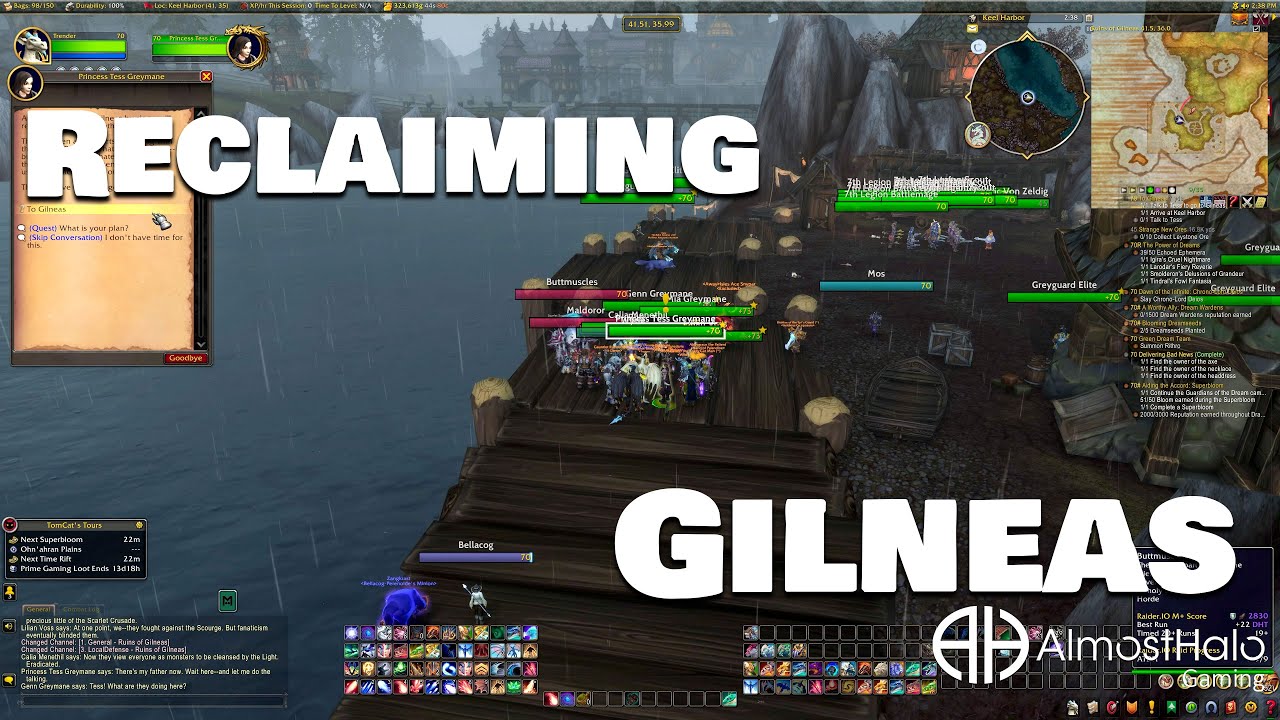 Reclaiming Gilneas Questline in 4K - YouTube