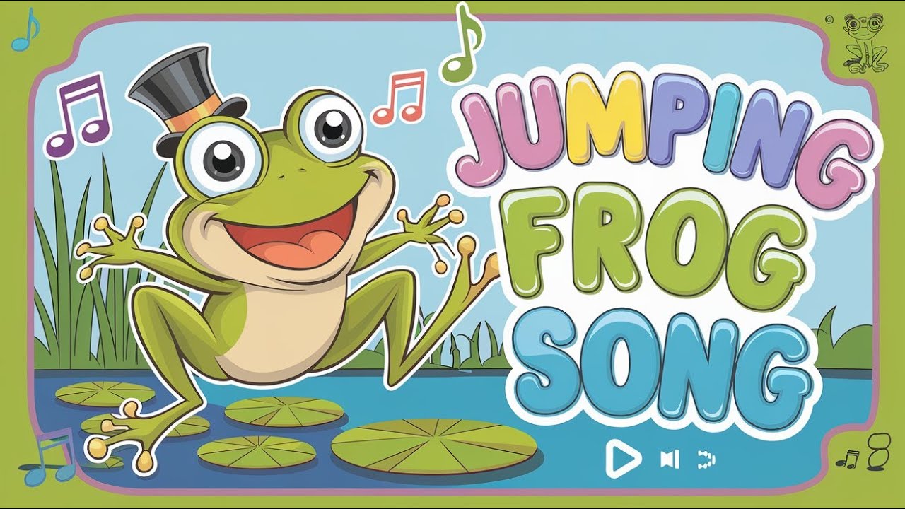 Jumping Frog Song | Fun Nursery Rhymes for Kids | Sing and Dance Along ...