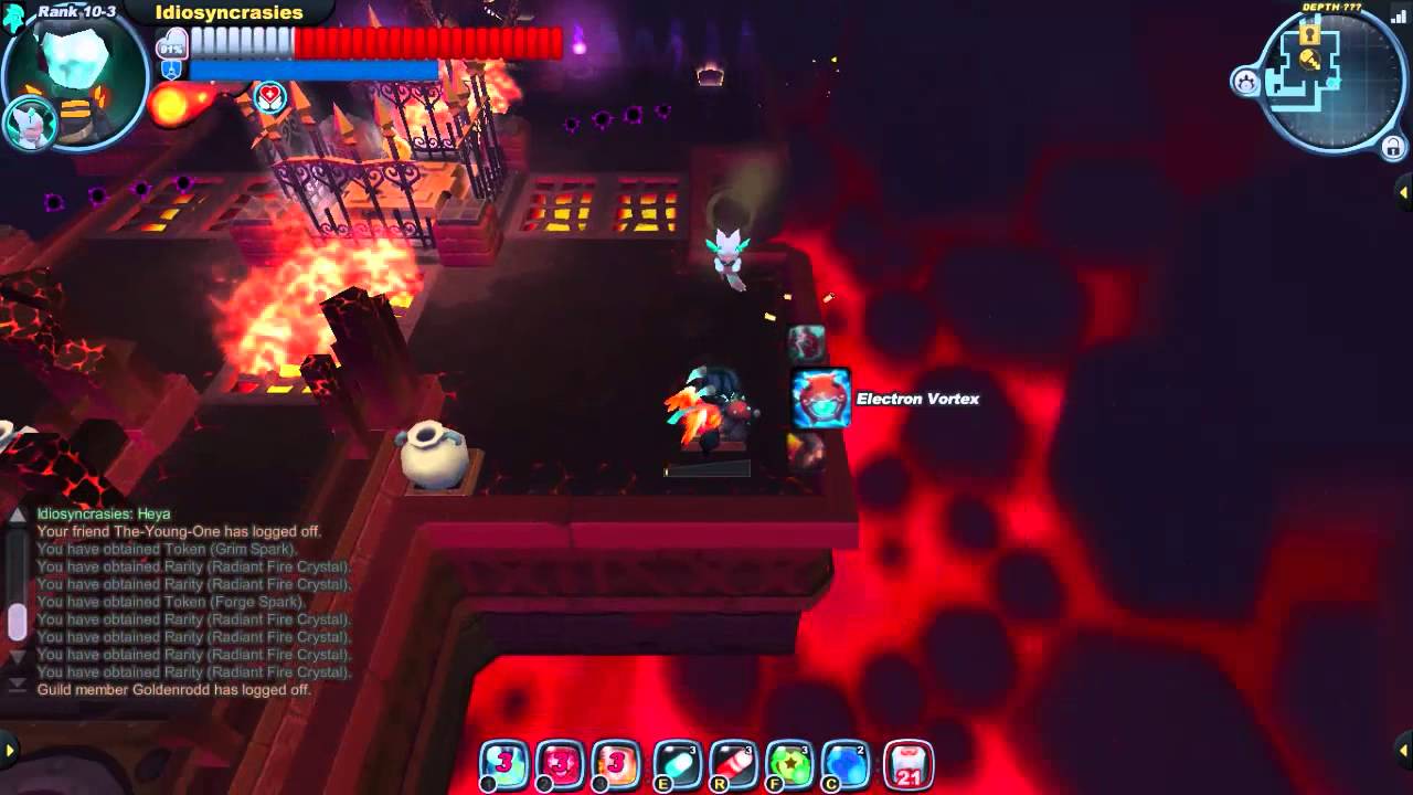 (Spiral knights) Darkfire Vanaduke solo elite (depth3) - YouTube