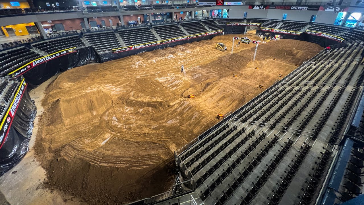 F&M Bank Arena Transforms Into Dirt Track Ahead of AMA Partzilla ...