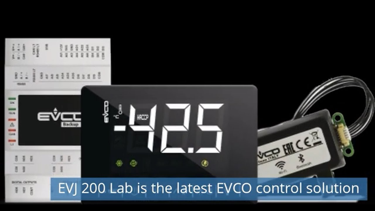 EVJ 200 Lab is the latest EVCO control solution - YouTube