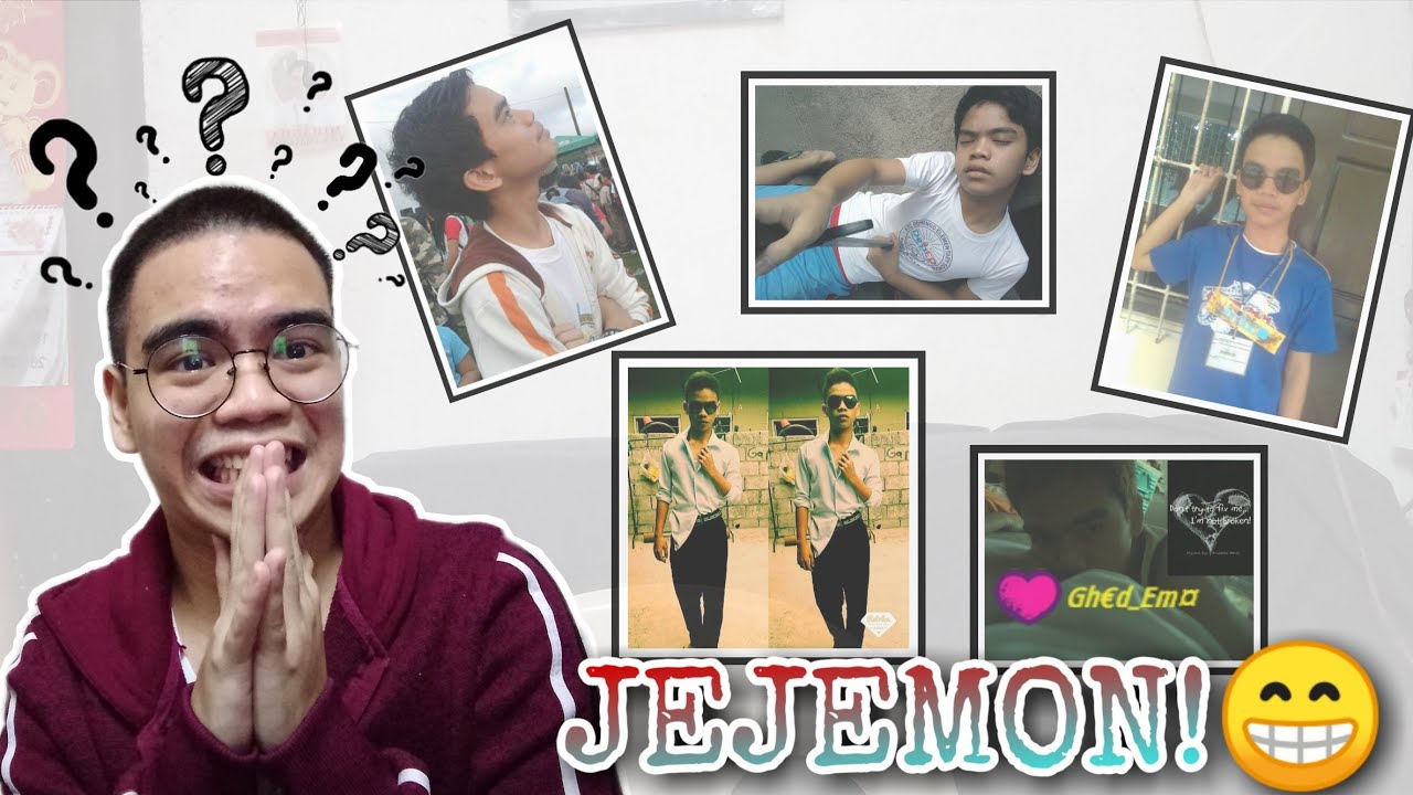 REACTING TO MY OLD PHOTOS (JEJEMON) + UNBOXING - YouTube