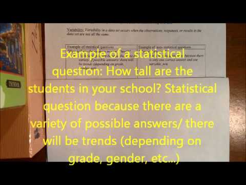 Statistical Questions Complete - YouTube