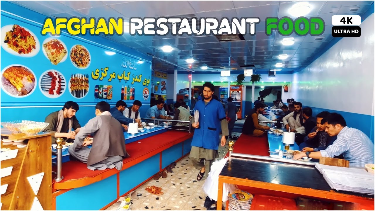 Afghan Restaurant food | Capital Kabul | Afghanistan | 4K - YouTube